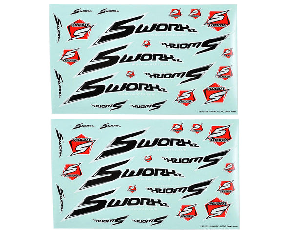 SWORKz Logo Decal sheet - REDS RC
