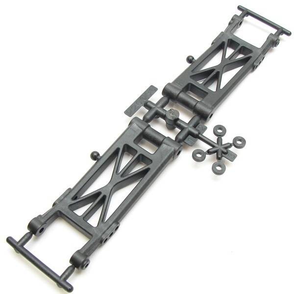 S12-2 Rear Lower Arm Set in Carbon-composite Material (Hard) - REDS RC